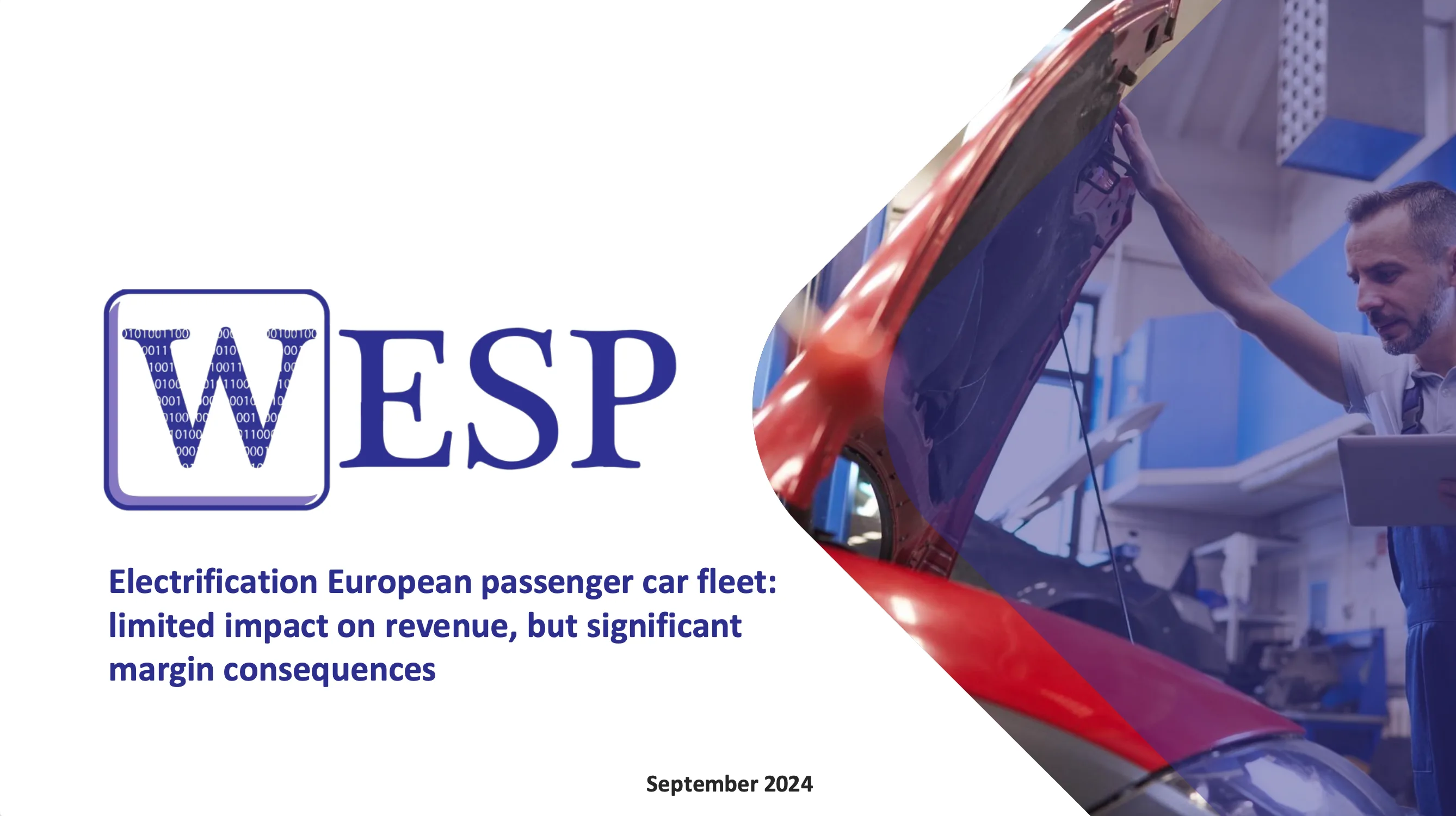 Pers: WESP onthult rapport over de impact van EV op de Europese aftermarket